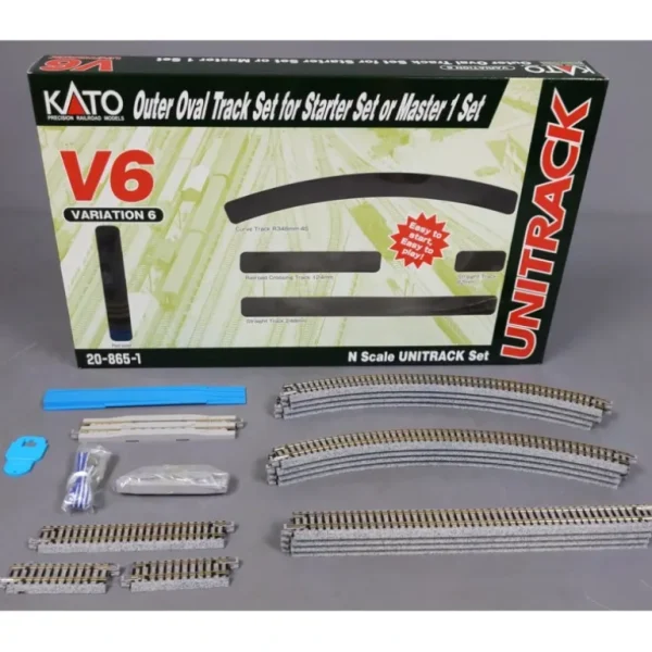 Trains*Kato 20-865-1 N Scale V6 Outside Loop Track Set - Model Train ...