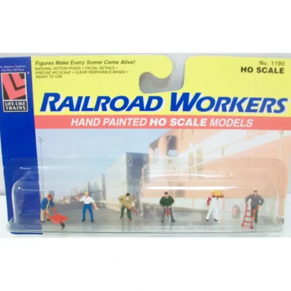 Trains*Life Like 1190 HO Railroad Workers Hand Painted Figures (Set of ...