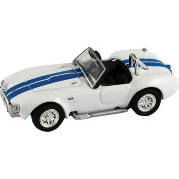 Trains*Model Power 19225 1:87 Minis White W/Double Blue Stripes Shelby ...