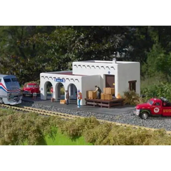Trains*Piko 62105 G Santa Fe Station Building Kit - Model Train ...